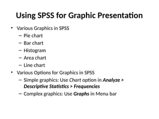 Quantitative Research with SPSS, using SPSS as a Research Technique | PPTX