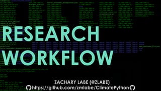 Research workflow - 4 June 2018 | PPT
