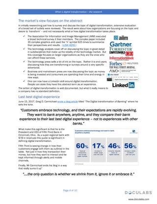 Defining Digital Transformation - the research | PDF | Cloud Computing ...