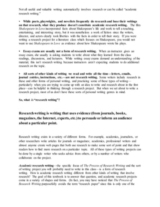 Research writing | PDF