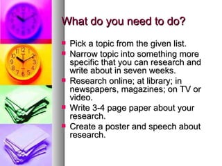 Research writing introduction | PPT