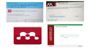 Research writing & Mendeley | PPT