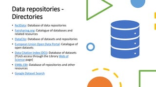 Researh data management | PPT