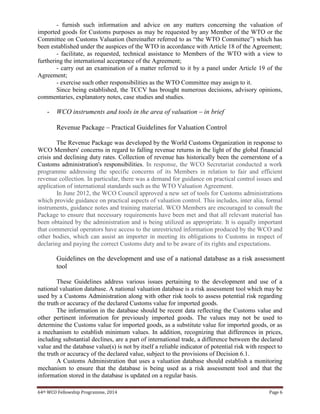 Researh Paper “Customs valuation – challenges in Bosnia and Herzegovina ...