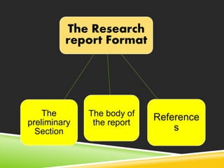 The reseacrh report | PPTX