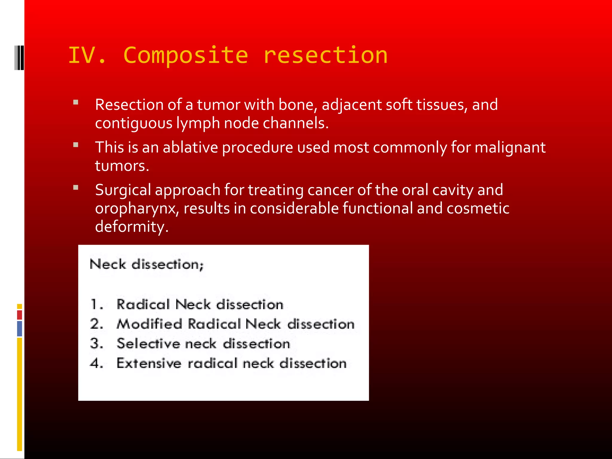 Resection oral surgery (very simplified) | PPT