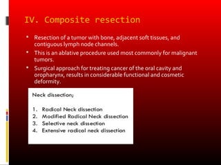 Resection oral surgery (very simplified) | PPT