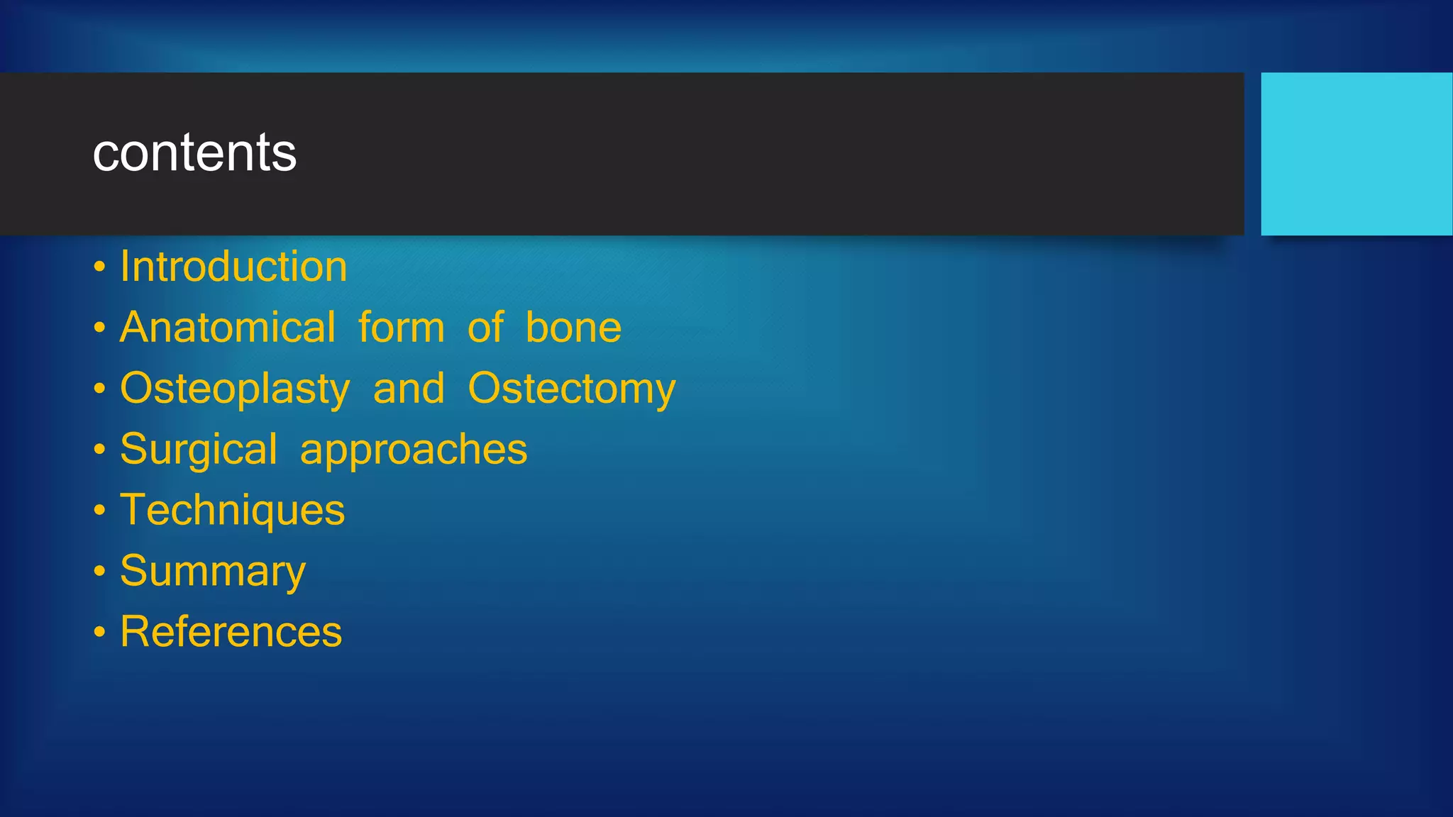 Resective osseous surgery | PPTX