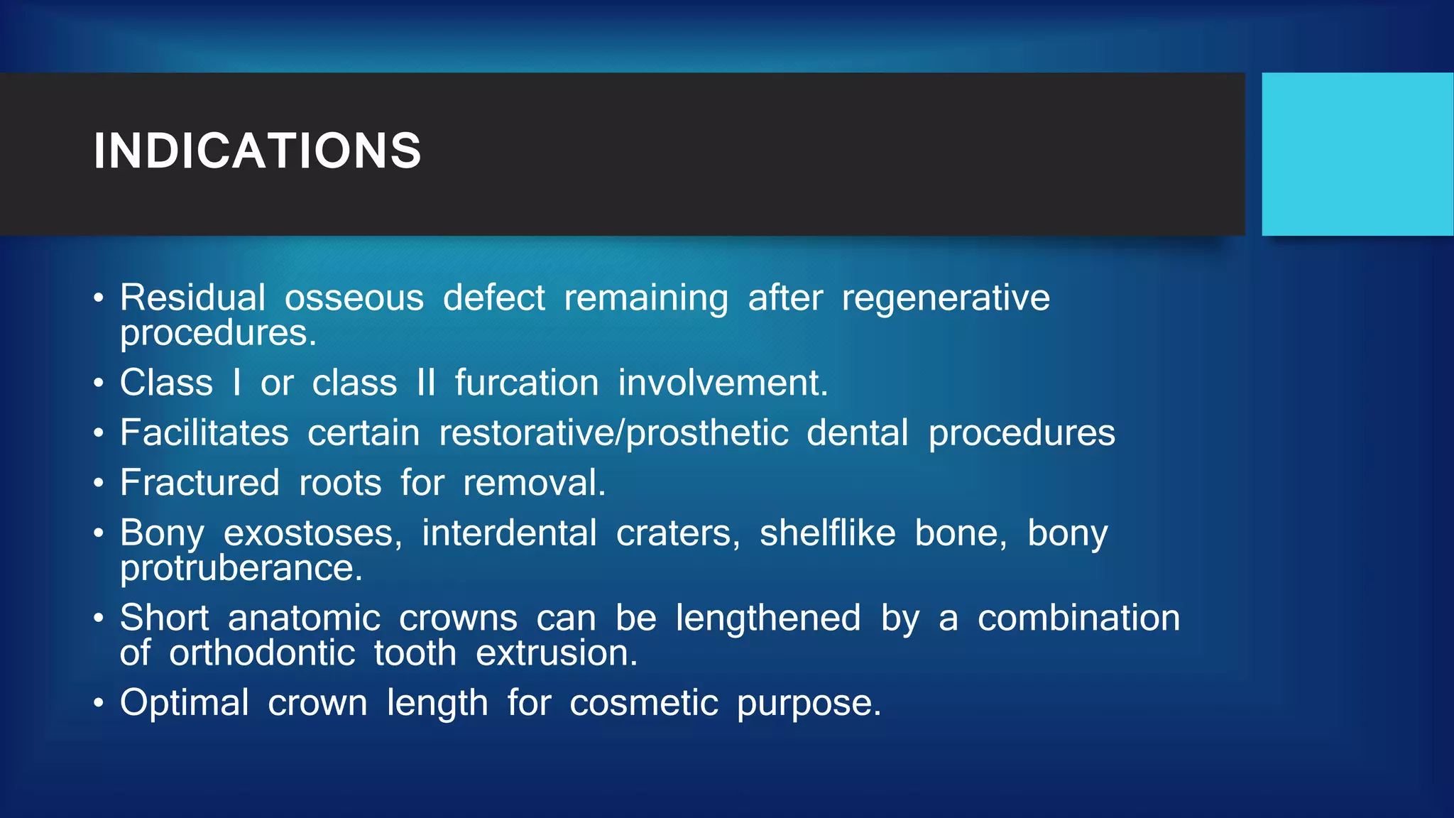 Resective osseous surgery | PPTX