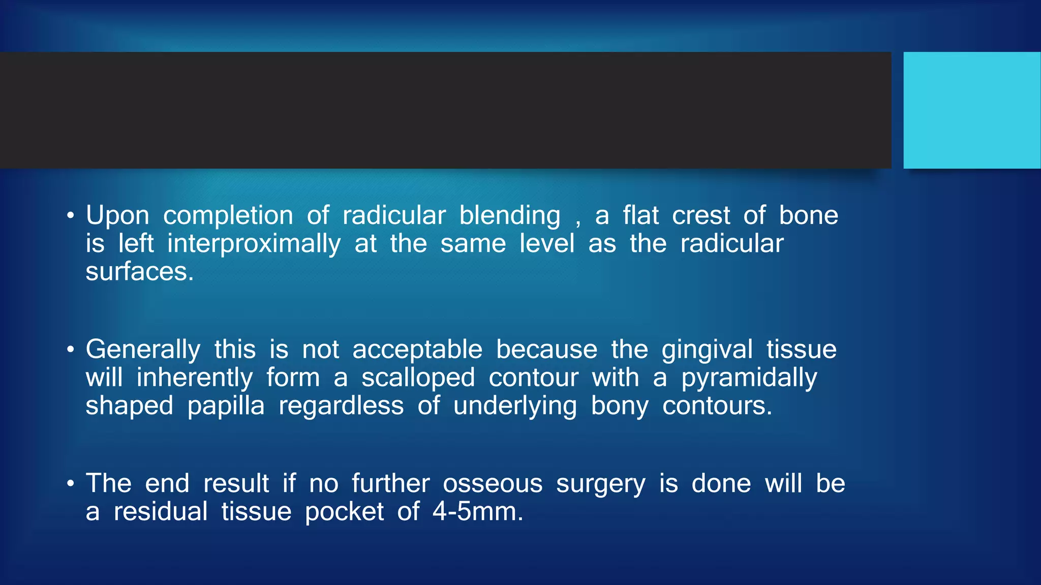 Resective osseous surgery | PPTX