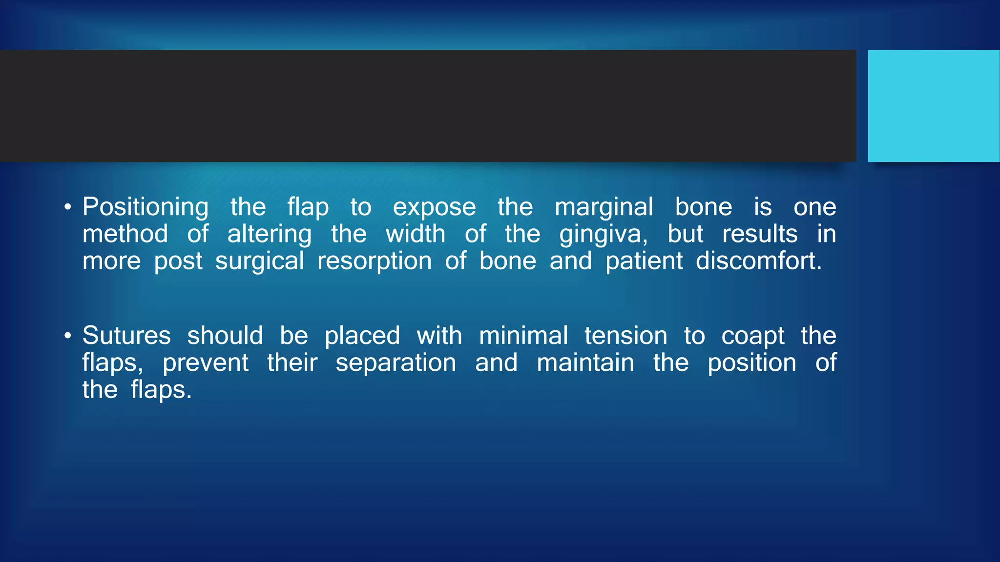 Resective osseous surgery | PPTX