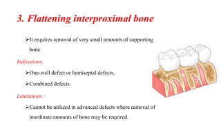 Resective osseous surgery | PPTX