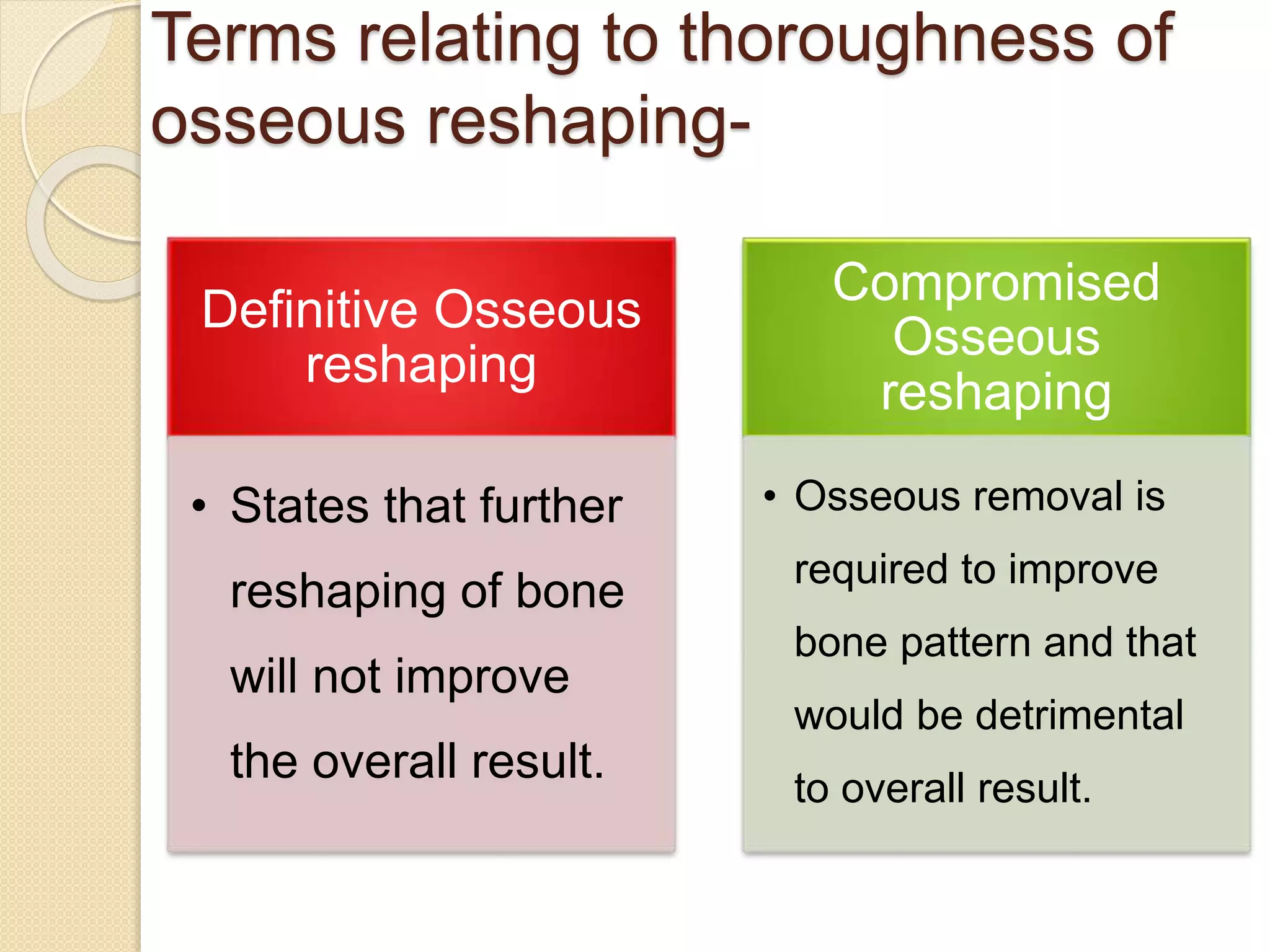 Resective osseous surgery | PPTX