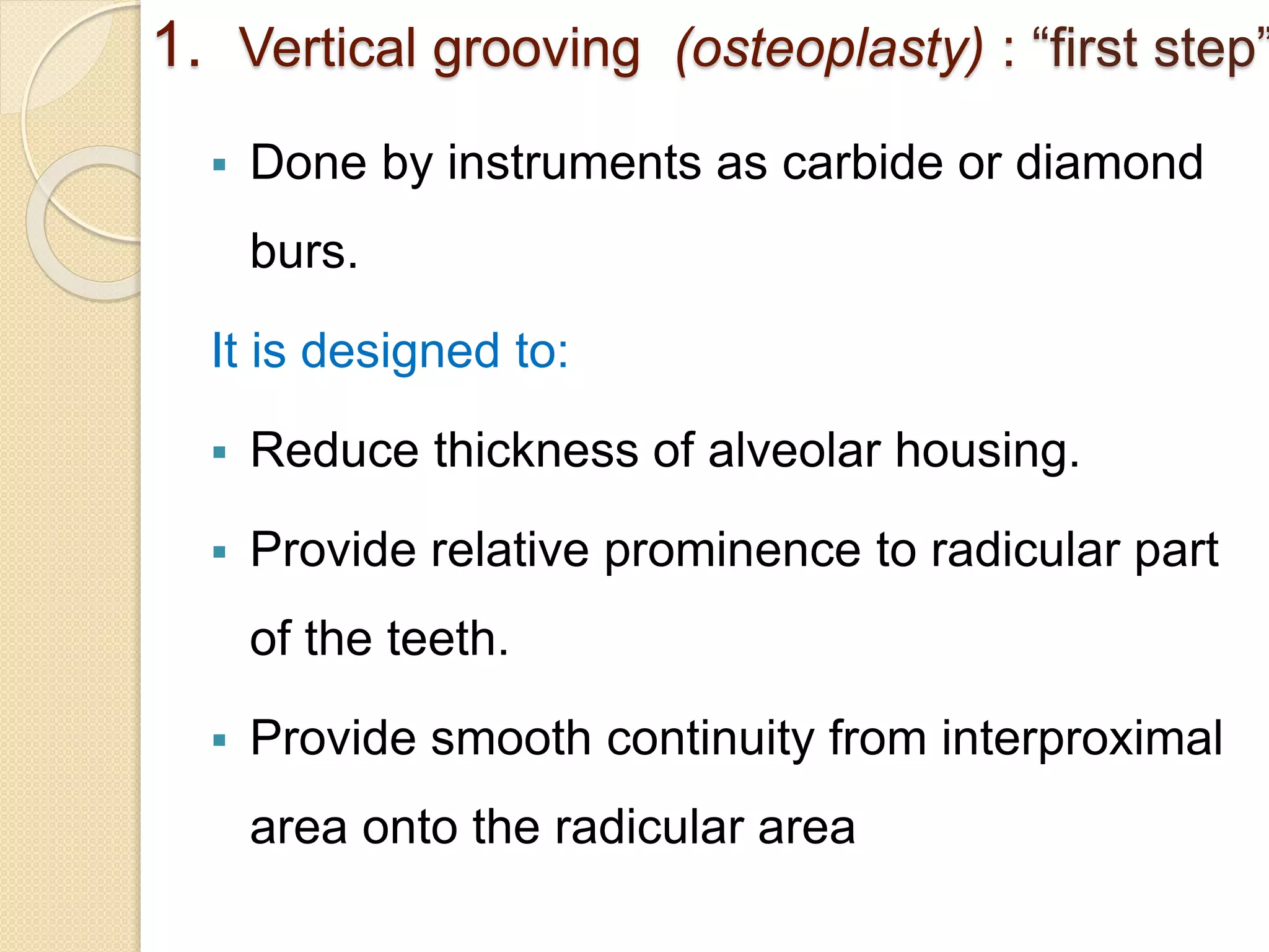 Resective osseous surgery | PPTX