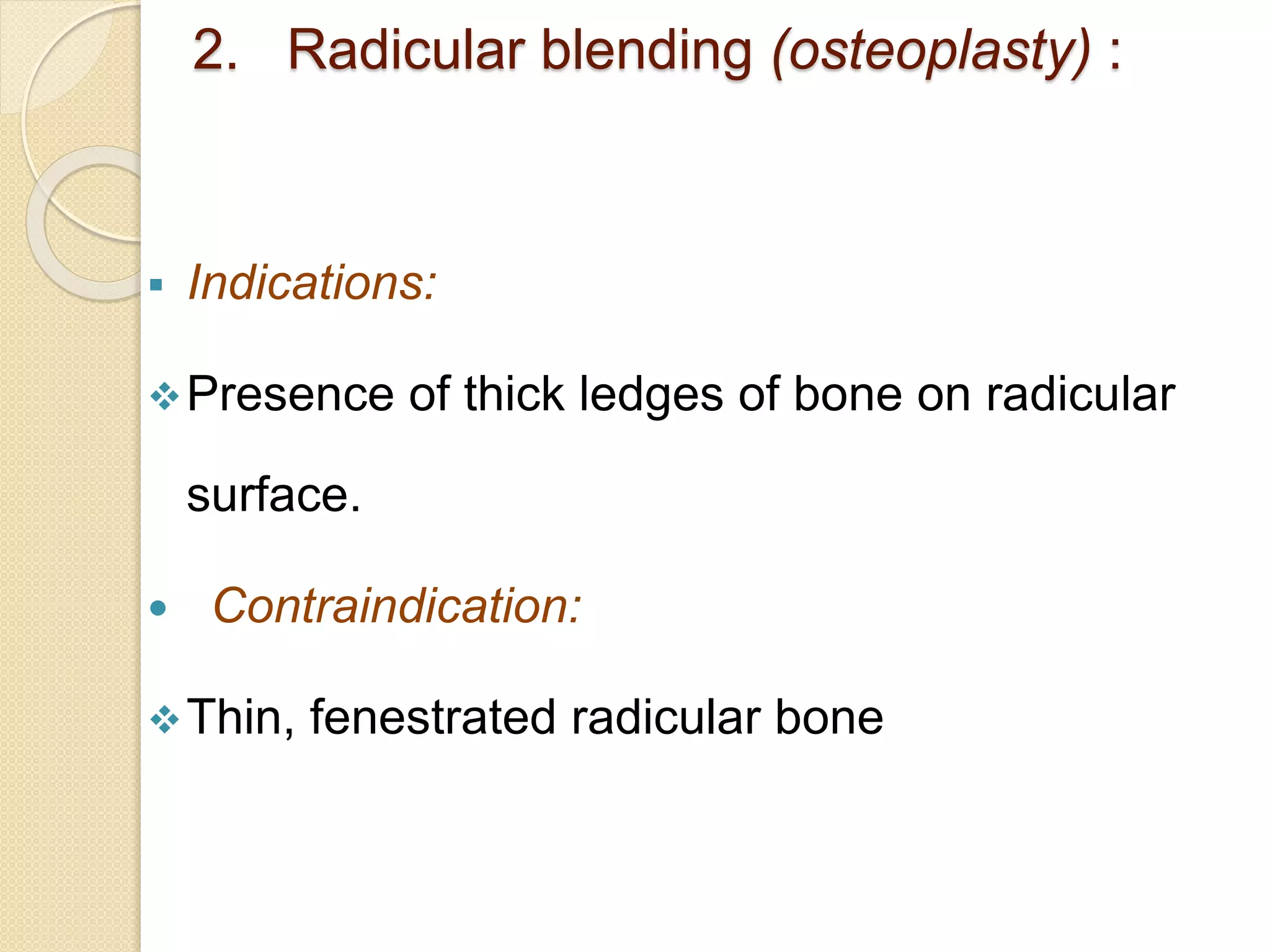 Resective osseous surgery | PPTX