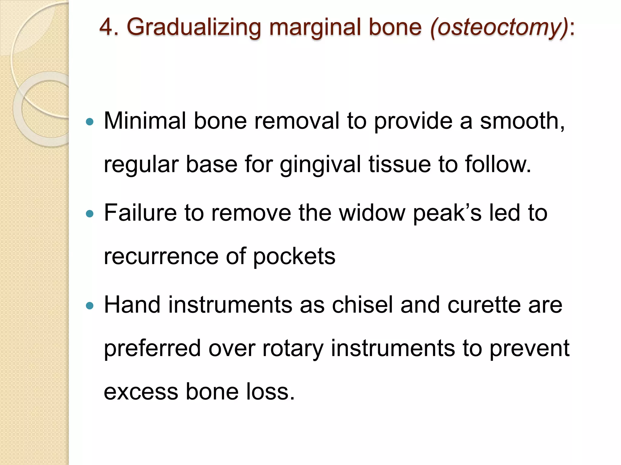 Resective osseous surgery | PPTX