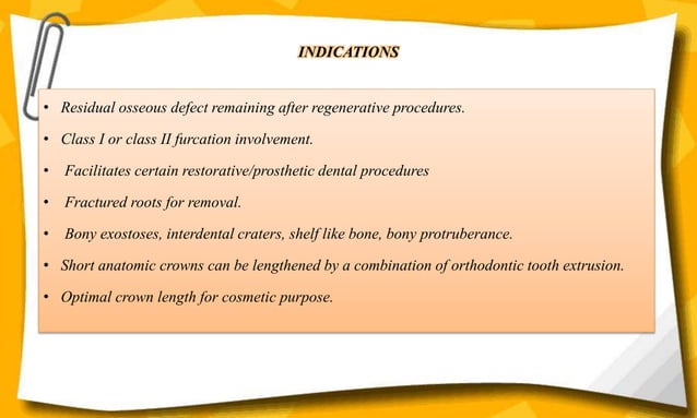 Resective osseous surgery | PPTX | Bone and Joint Conditions | Diseases ...