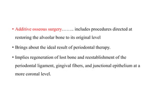 Resective Osseous Surgery power point presentation | PPTX