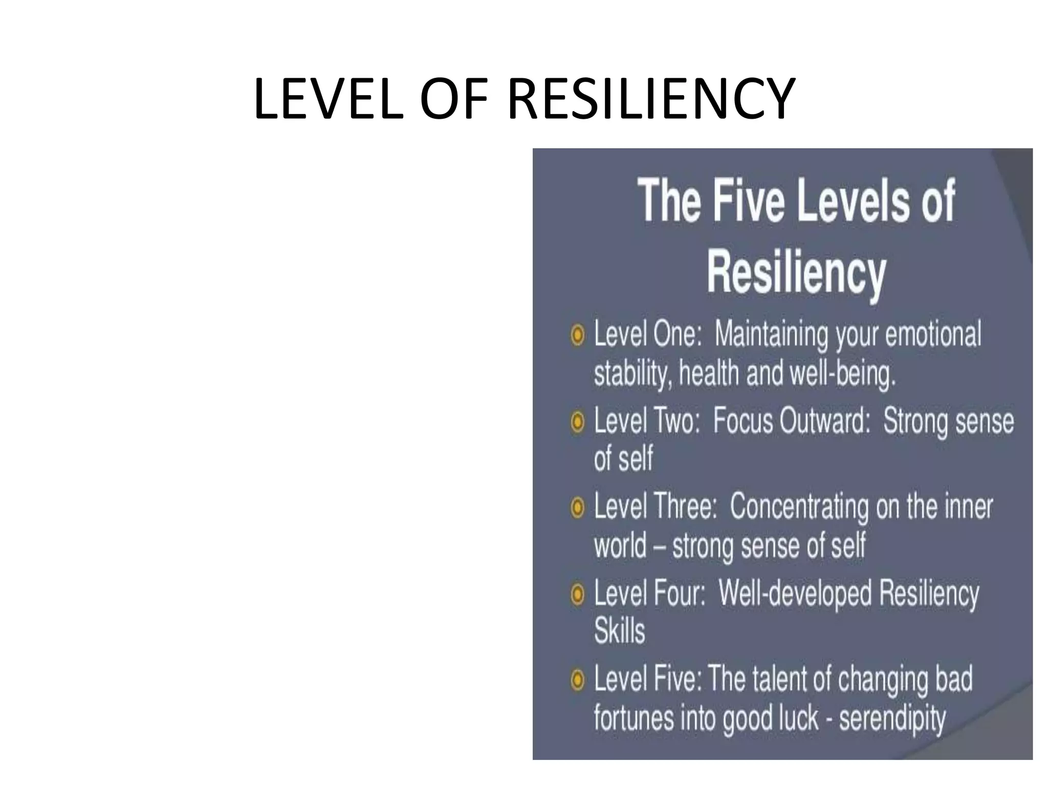 Resiliency skills : An Overview | PPTX