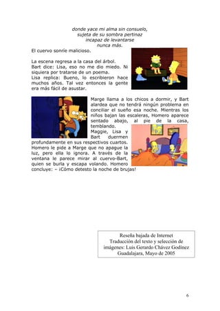 Resenadelepisodio Elcuervodelos Simpson | DOC