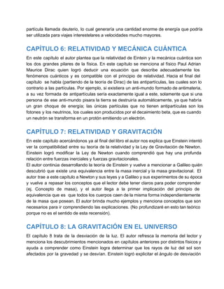 Relatividad para principiantes, recensión | PDF