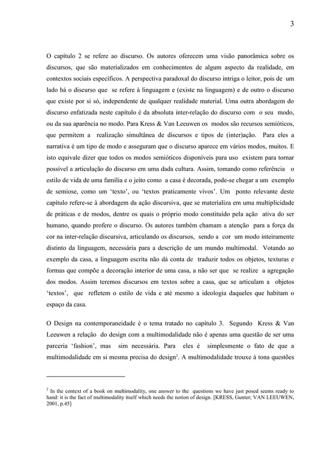 Resenha Multimodal Discourse The Modes And Media Of Contemporary