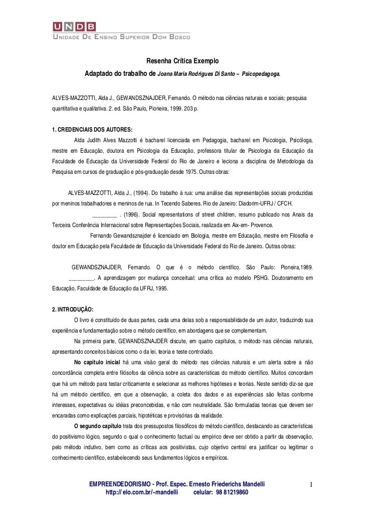 Exemplo De Conclusão De Resenha Critica – Novo Exemplo Exemplo De Conclusão De Resenha Critica – Novo Exemplo