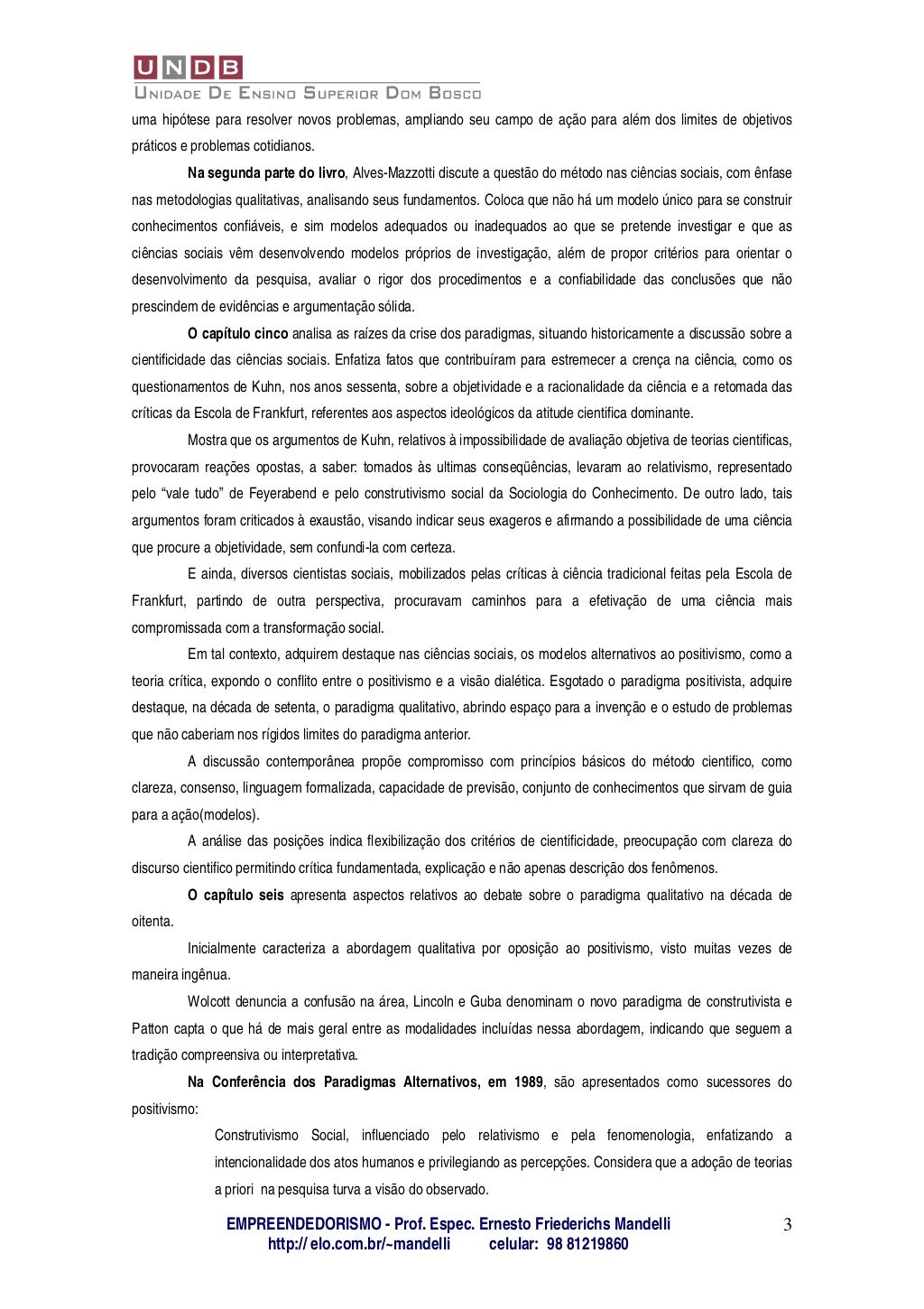 Modelo De Resenha Critica Pronta - BINKEDU