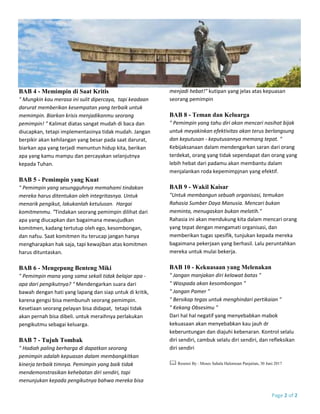 Resensi Buku - The Swordless Samurai | PDF