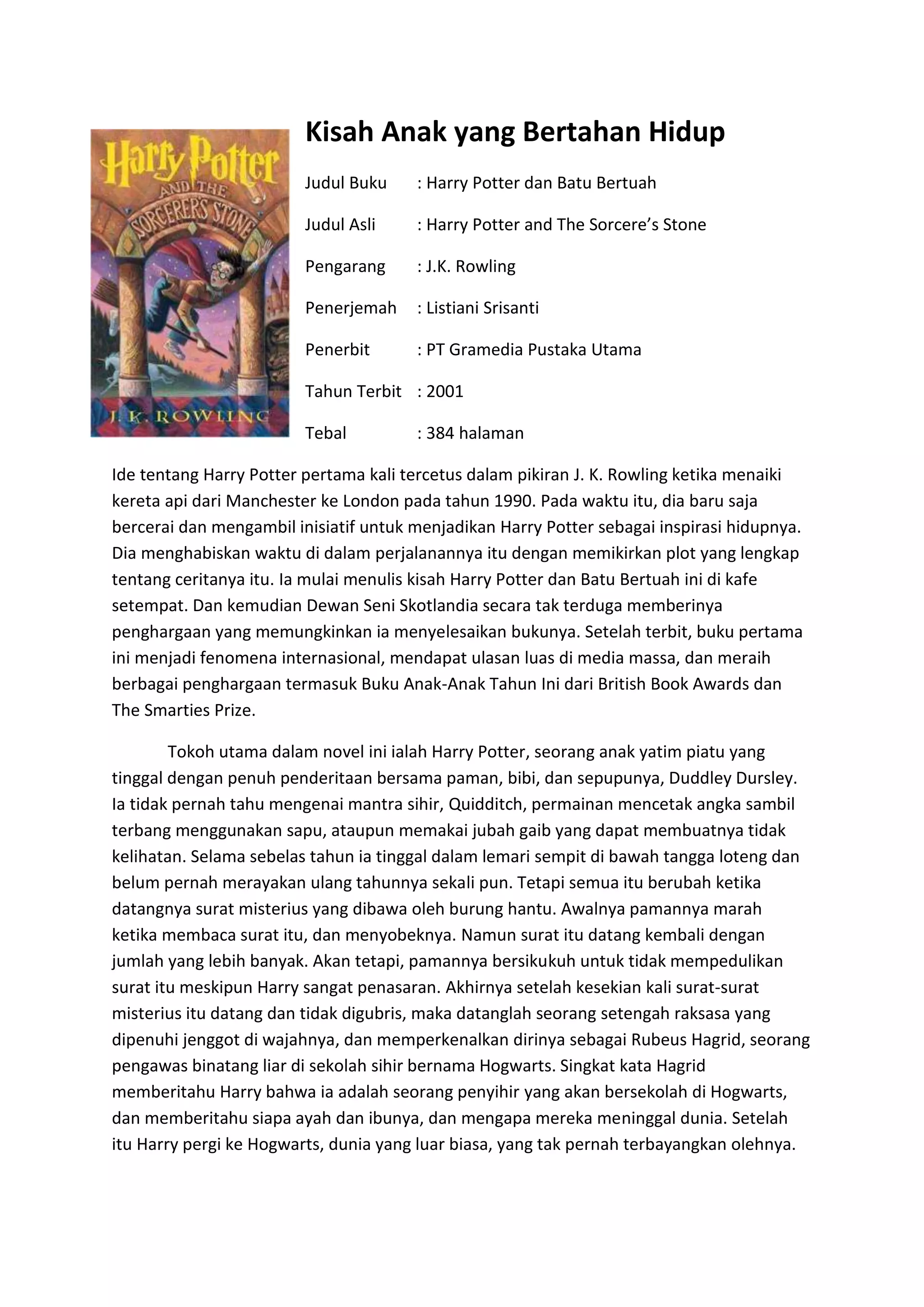 Resensi harry potter | DOCX