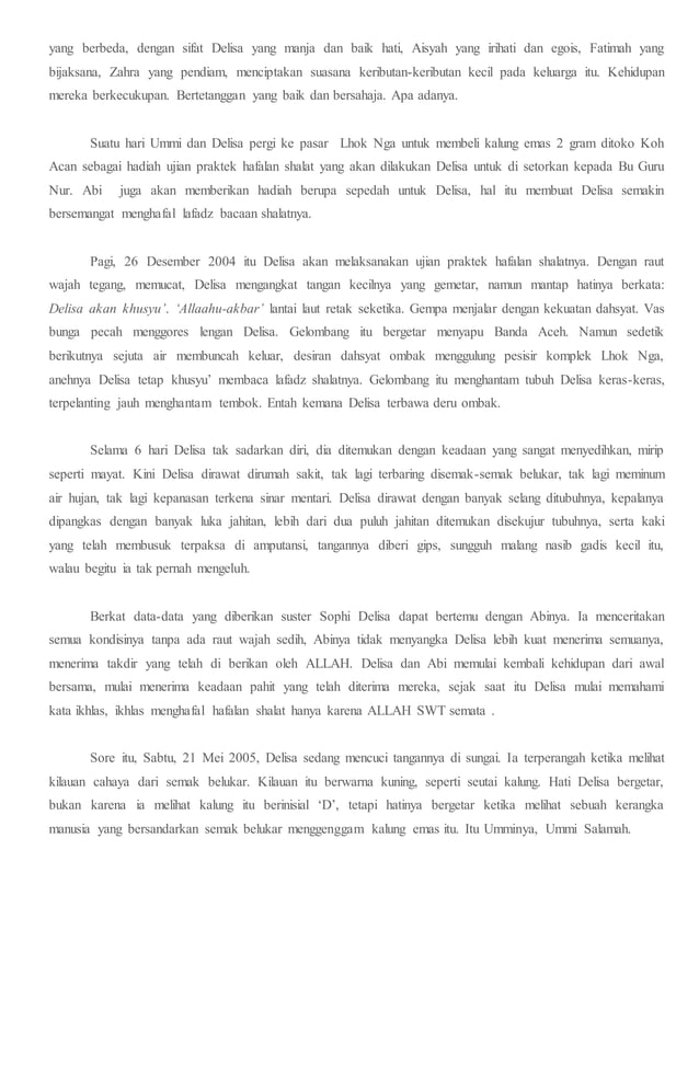 20 Resensi Novel | DOCX