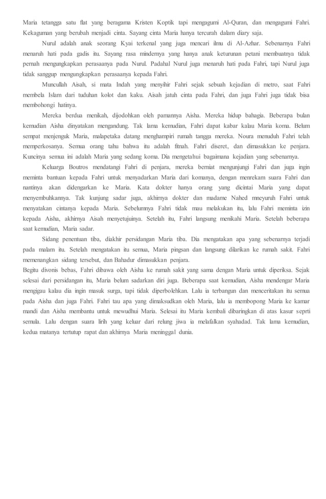 20 Resensi Novel | DOCX