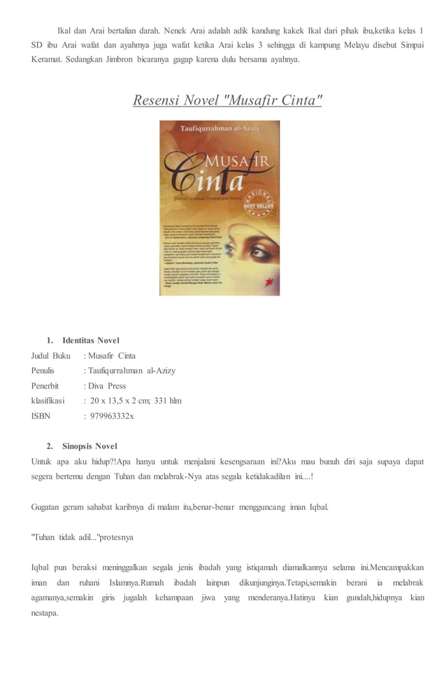 20 Resensi Novel | DOCX