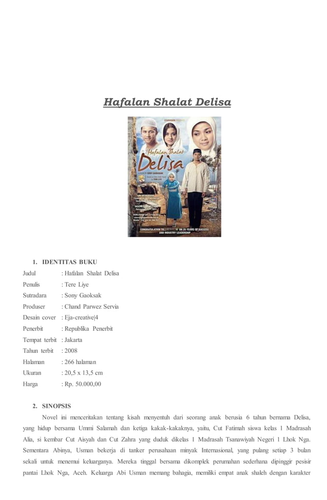 20 Resensi Novel | DOCX