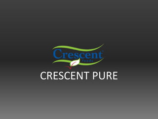 Crescent pure - Harvard Business Case study | PPTX