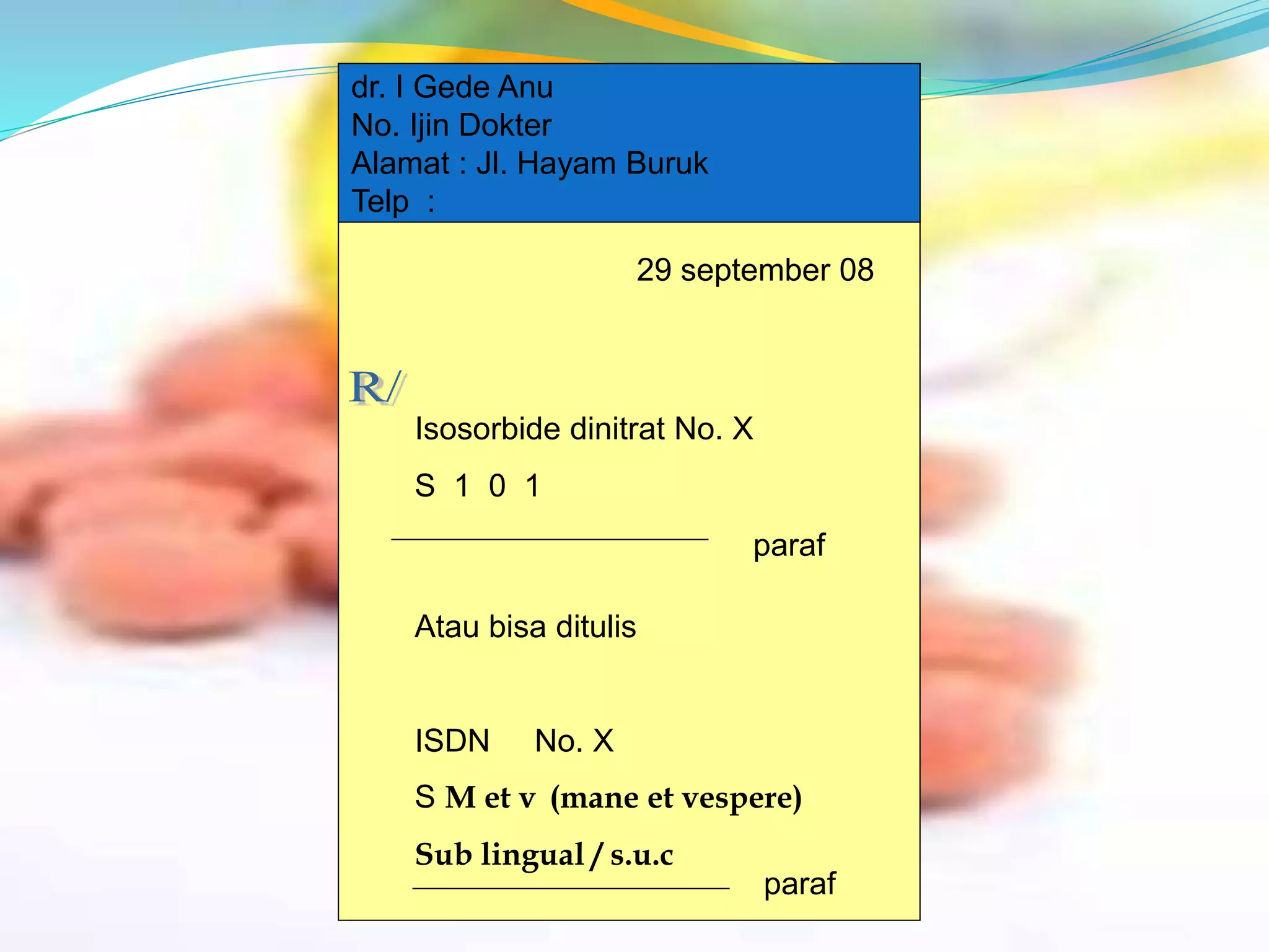 RESEP DAN BENTUK SEDIAAN OBAT.ppt