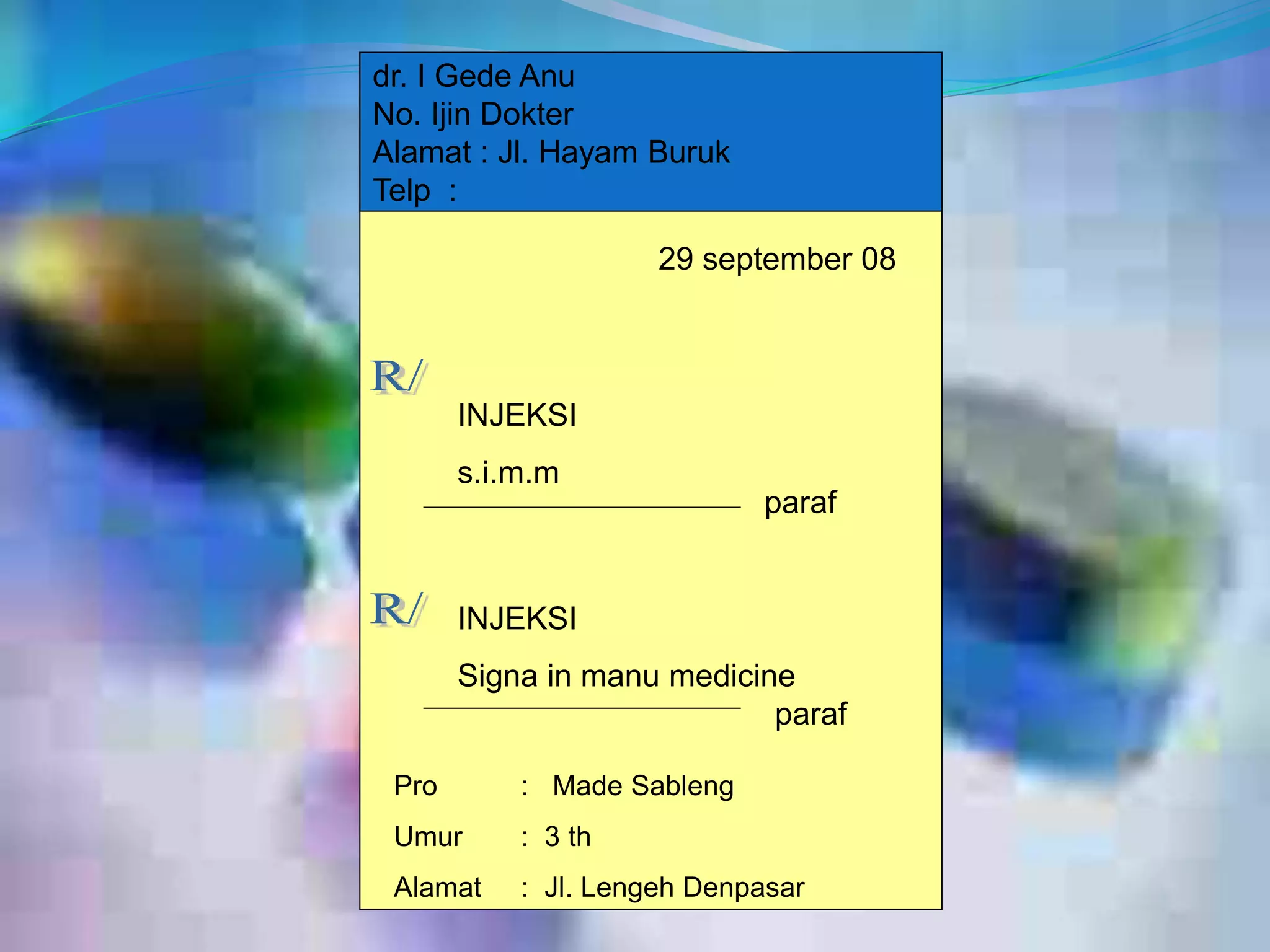 RESEP DAN BENTUK SEDIAAN OBAT.ppt