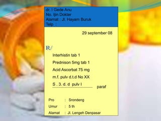 RESEP DAN BENTUK SEDIAAN OBAT.ppt