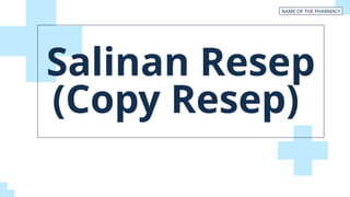 Resep farmasetika dasar dan bagian bagian resep.pptx