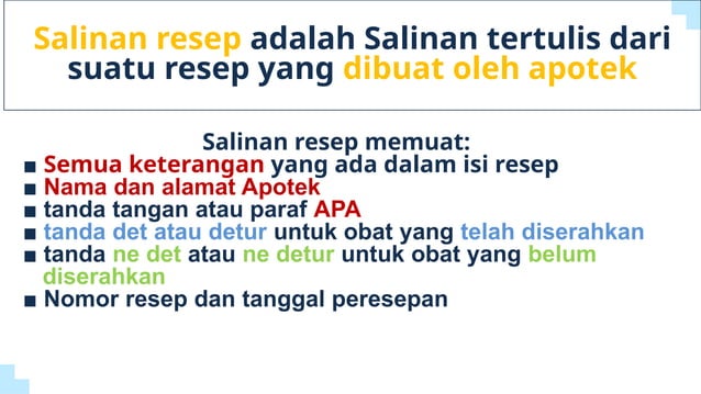 Resep farmasetika dasar dan bagian bagian resep.pptx