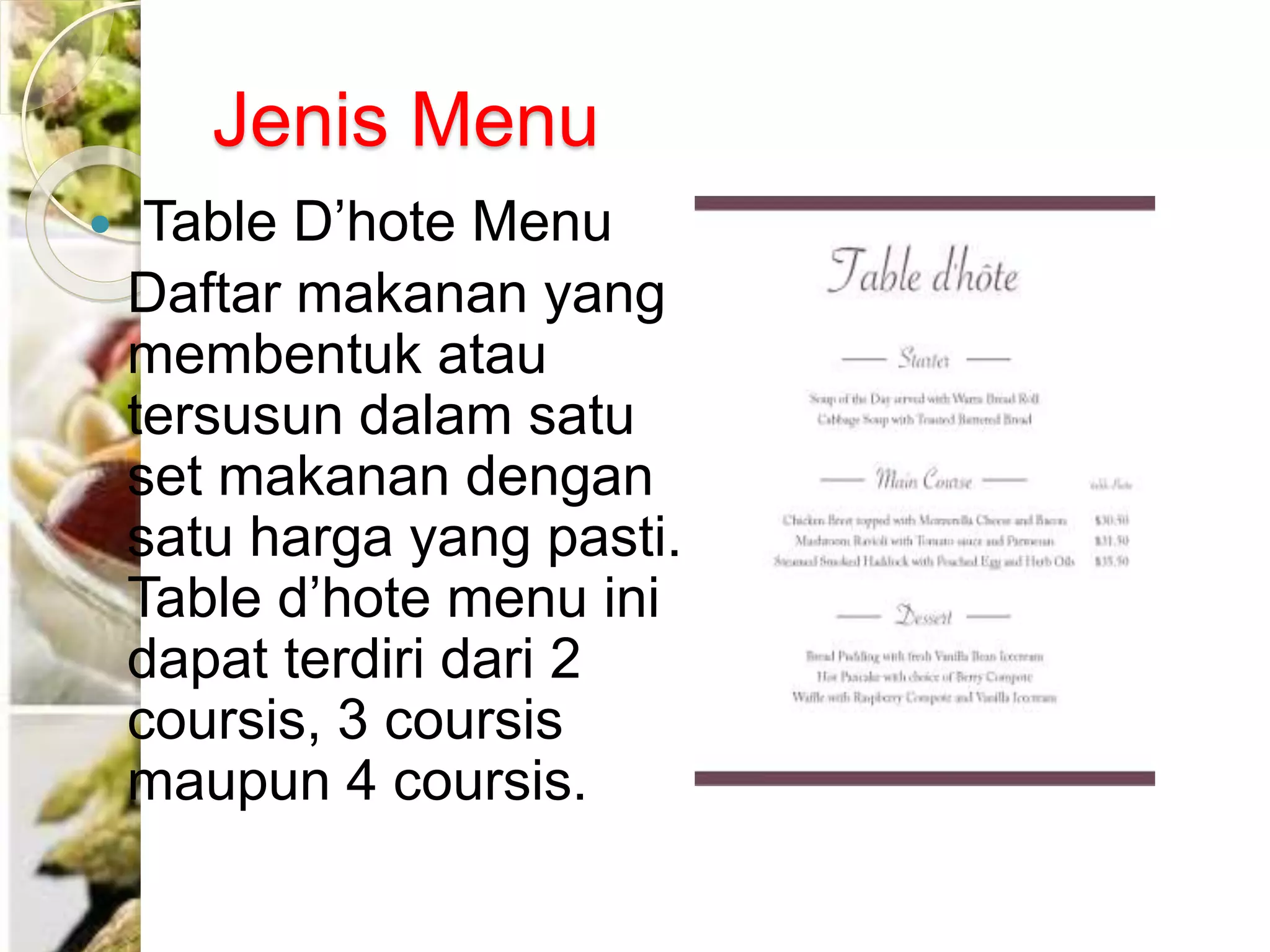 Resep dan pengembangan resep | PPTX