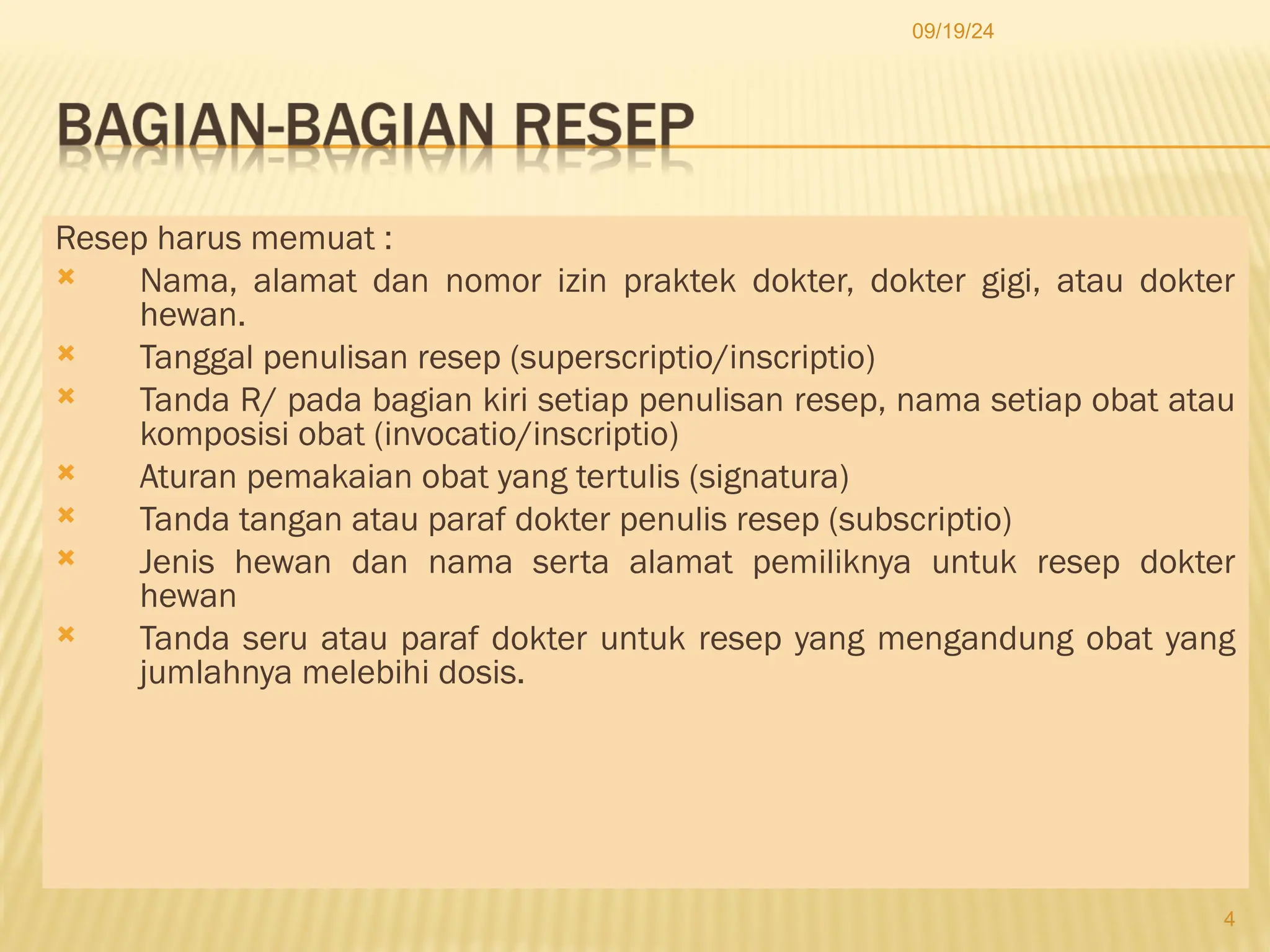 resep dan salinan resep presentasi.ppt21 | PPT