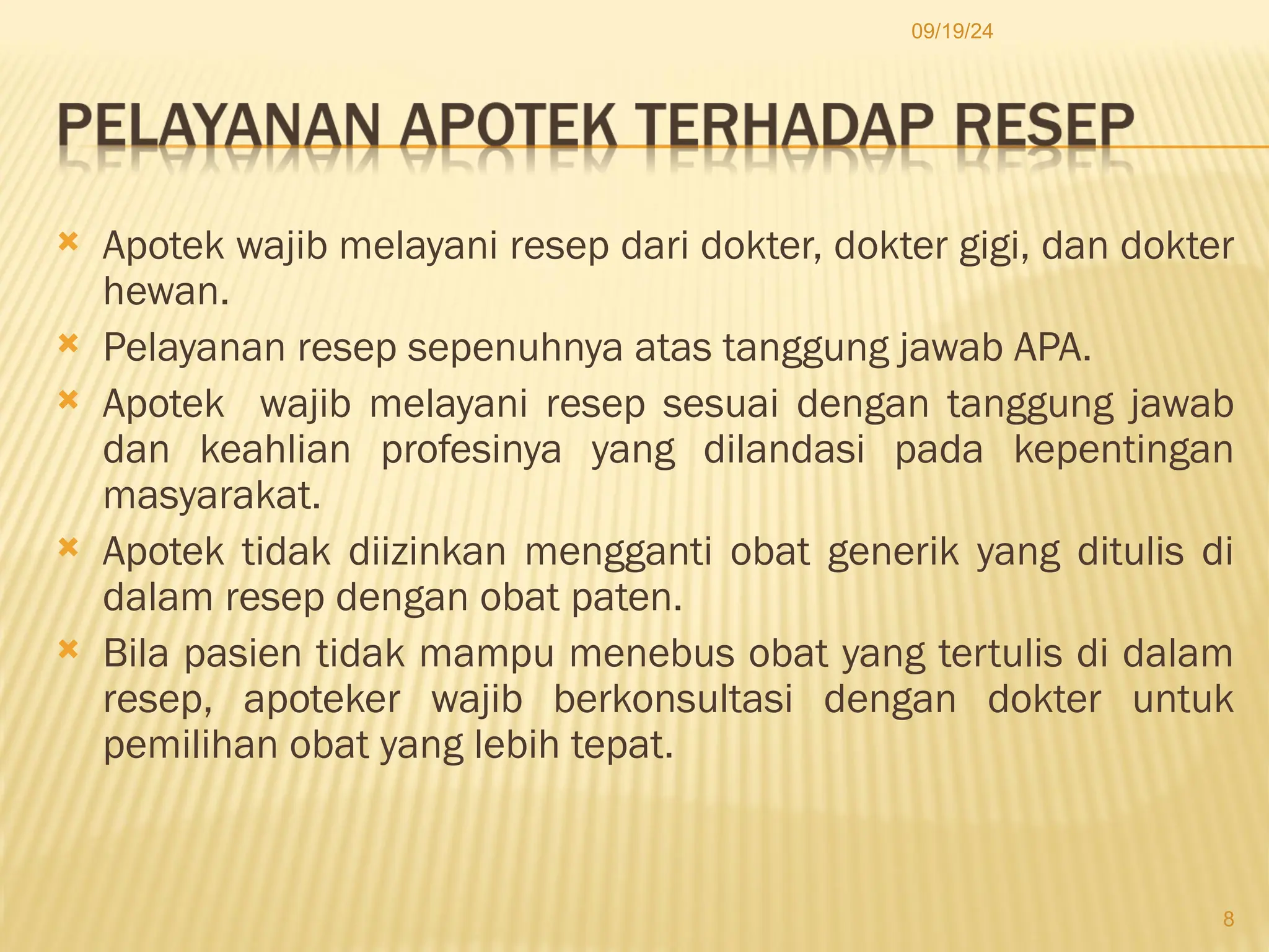 resep dan salinan resep presentasi.ppt21 | PPT