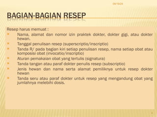 resep dan salinan resep presentasi.ppt21 | PPT