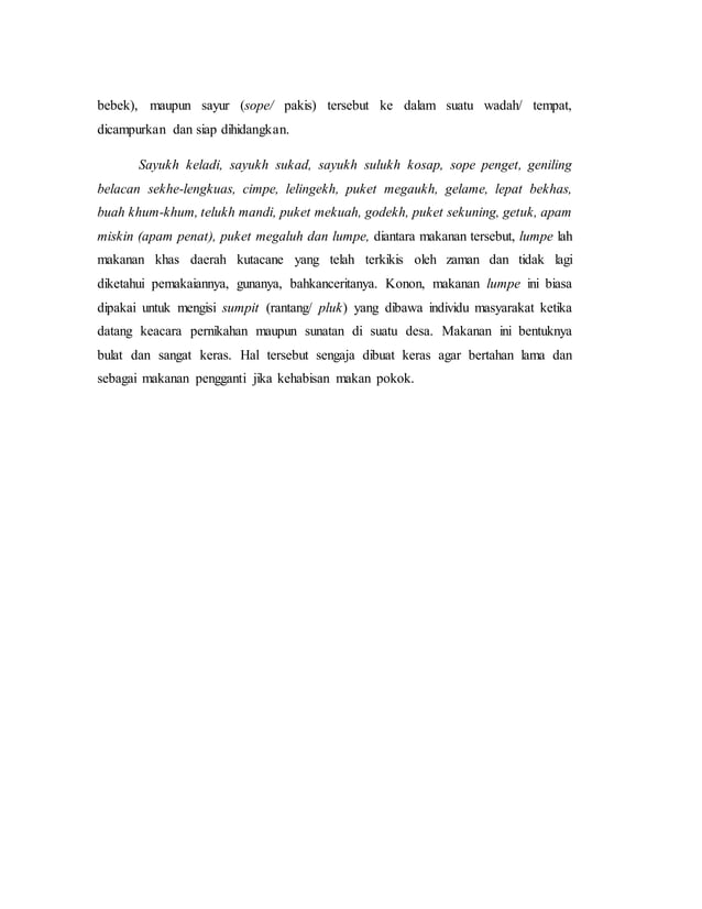 Resep kuliner aceh (Alas) | PDF