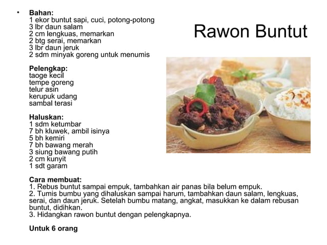 Resep masakan | PPT