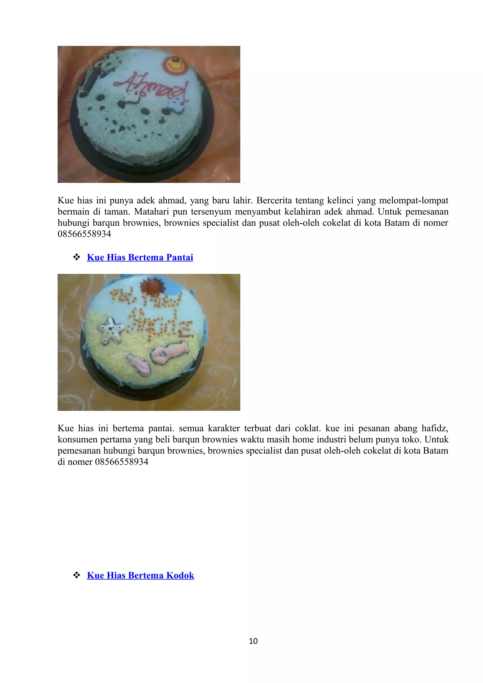 Resep membuat kue unik | DOC