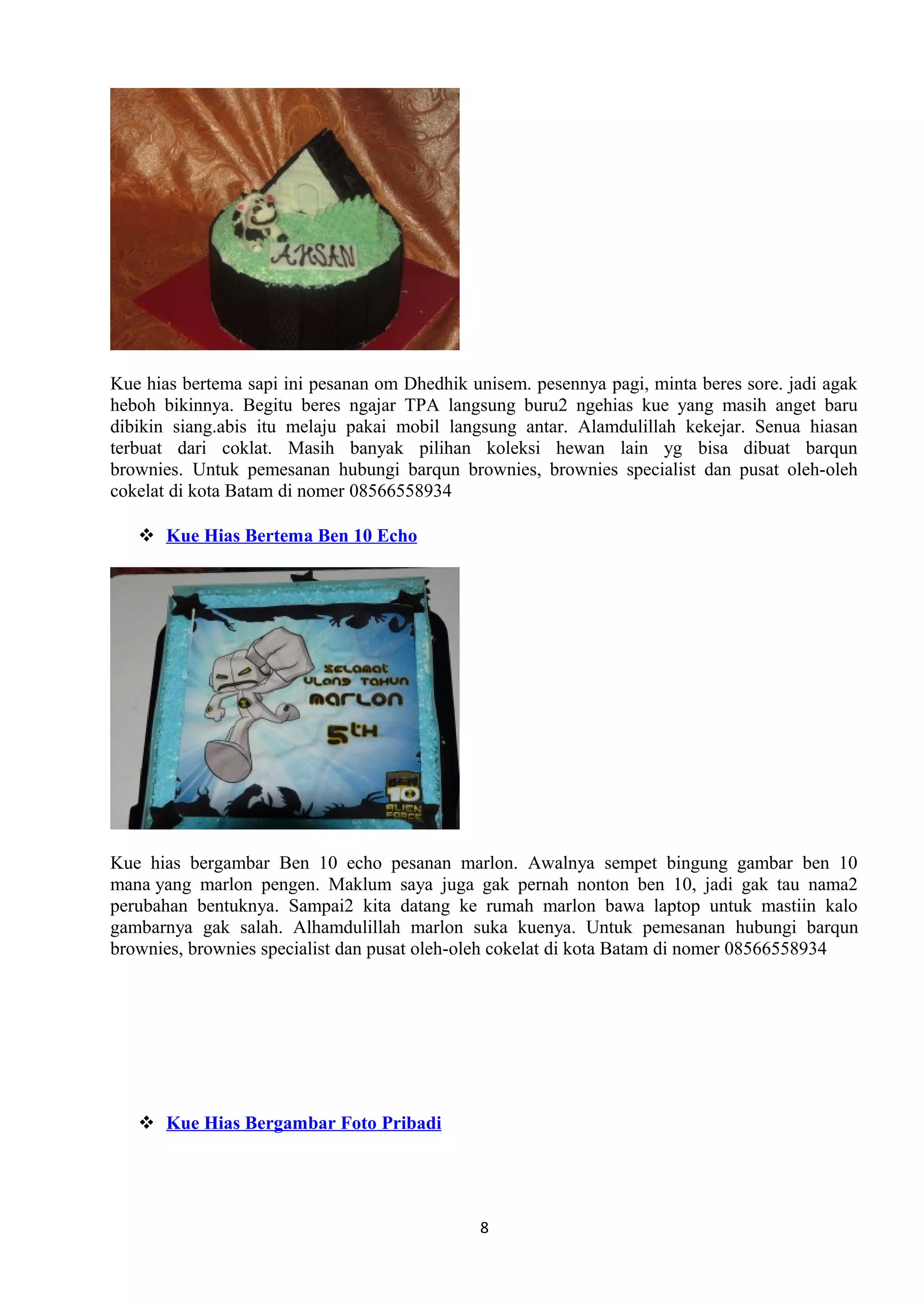 Resep membuat kue unik | DOC