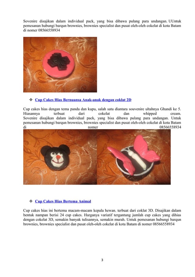 Resep membuat kue unik | DOC