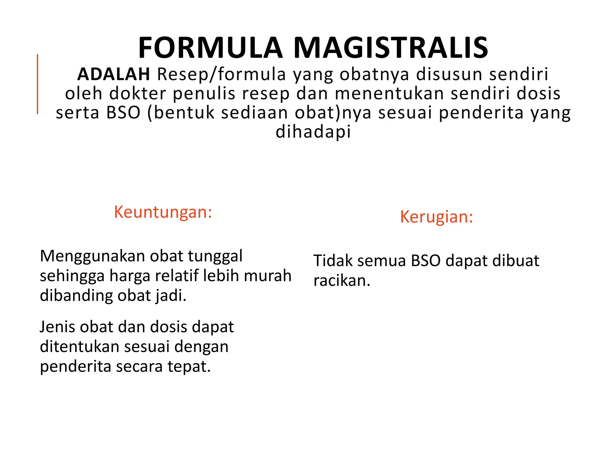 Resep Obat dalam matakuliah oral farmakoterapi | PPTX